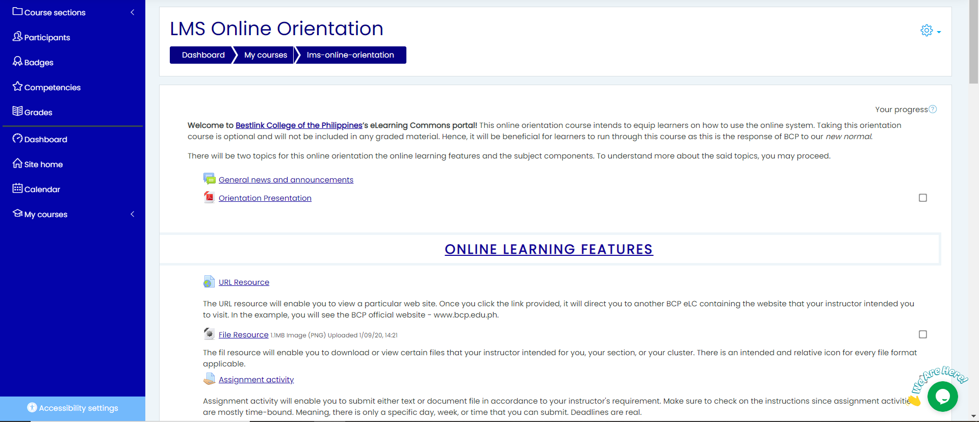 Download grades – eLearningCommons
